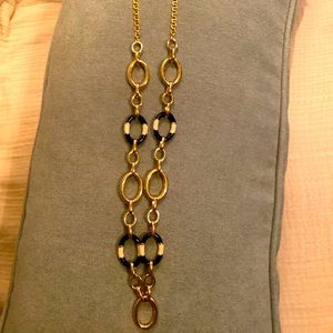 Talbots | Jewelry | Talbots Necklace Blue White Gold Nautical 322 Nwt ...